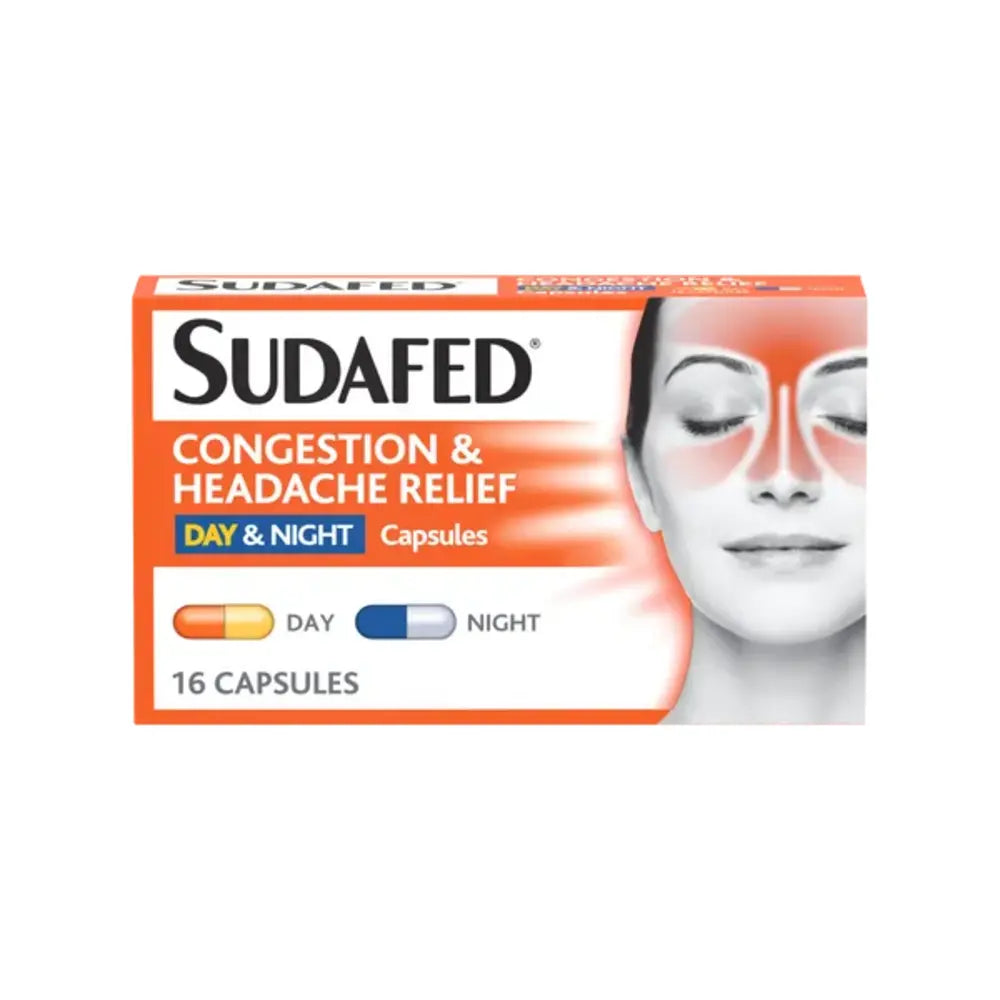 Sudafed Congestion & Headache Relief Day & Night – YourMedicals